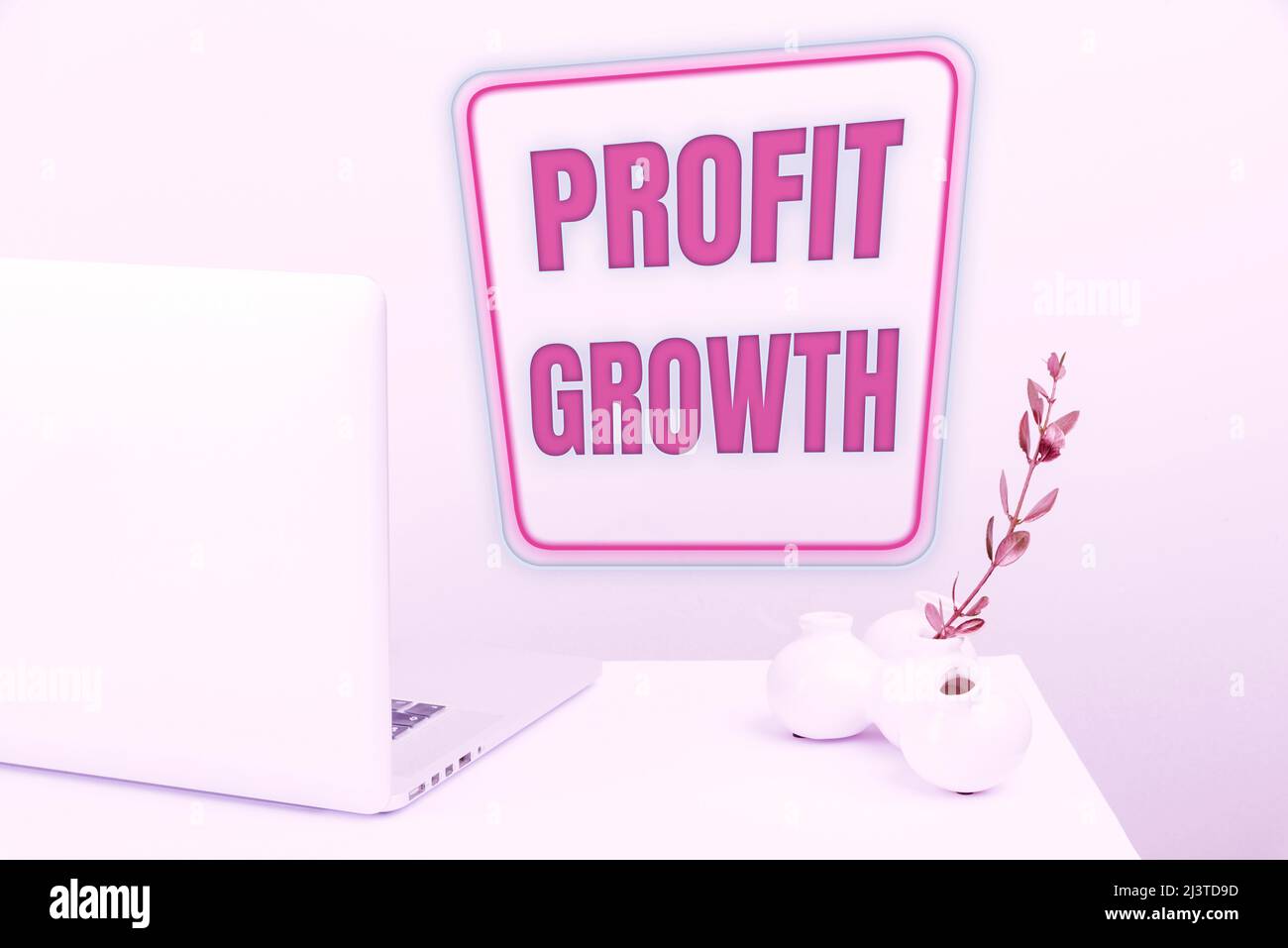 Sign displaying Profit Growth. Business overview Objectives ...