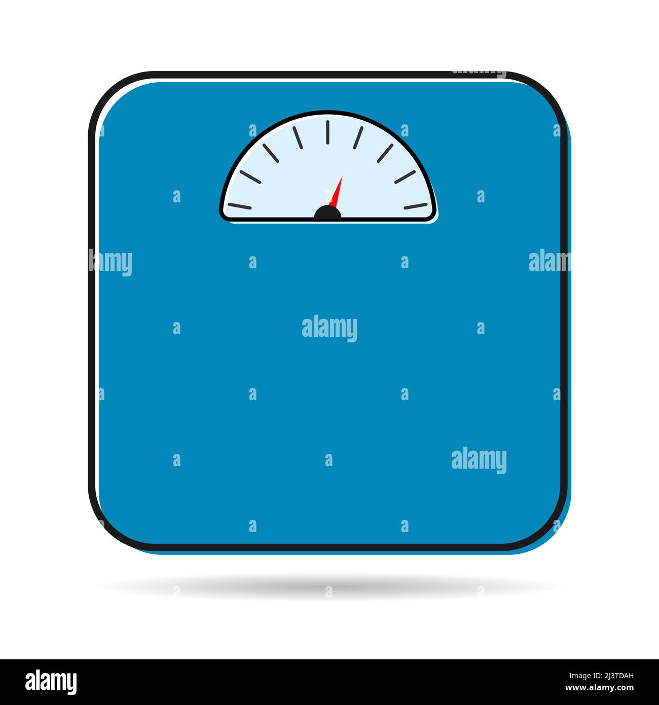 Weight scale icon, healthy diet body symbol, loss calorie measure ...