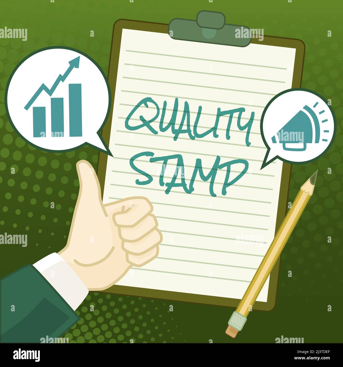 Handwriting text Quality Stamp. Business concept Seal of Approval Good ...