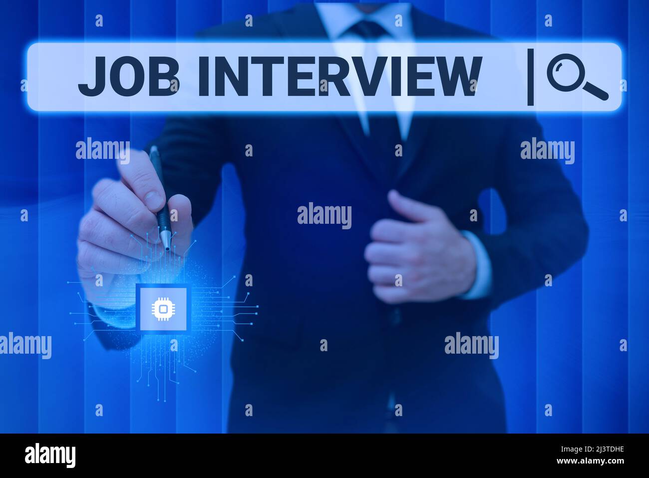 Mock interview screen hi-res stock photography and images - Alamy