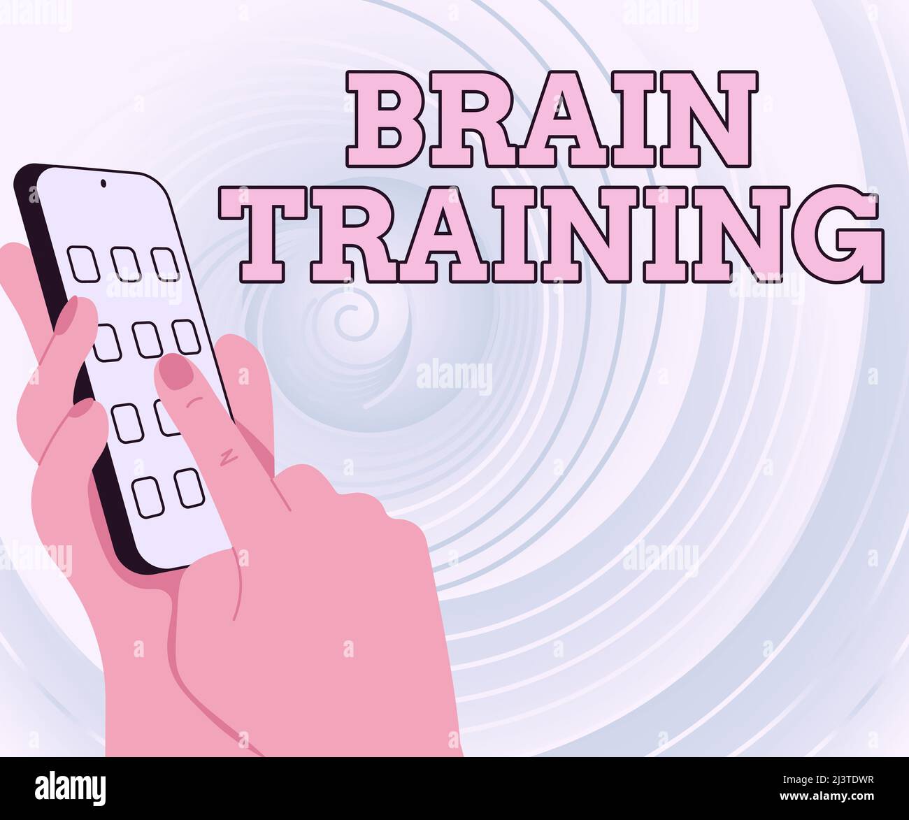 Writing displaying text Brain Training. Word Written on mental ...