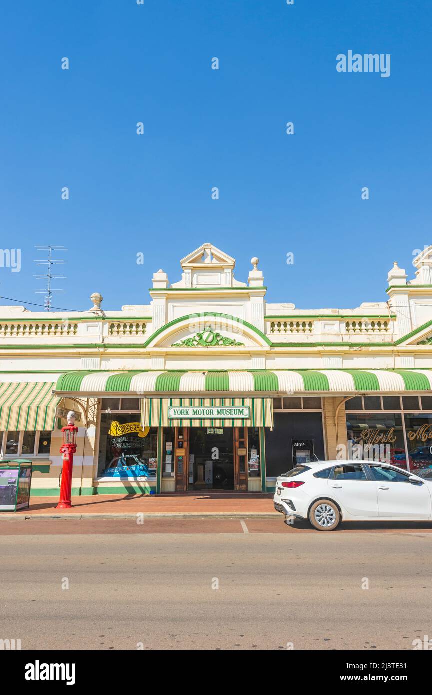 Vertical view of the renowned York Motor Museum, York, Western ...