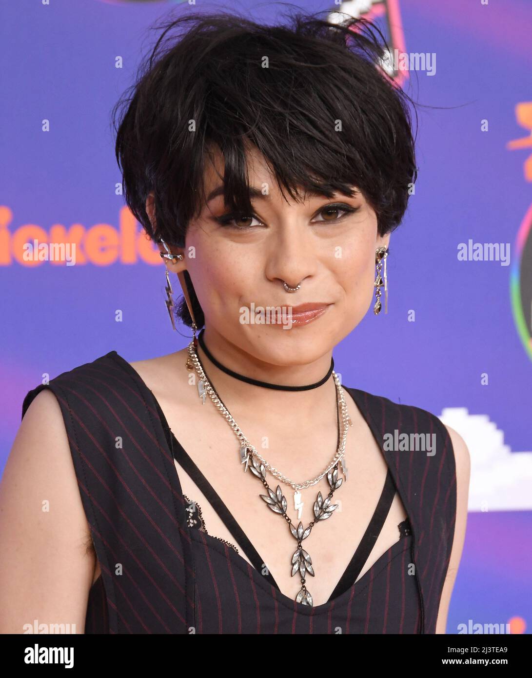 Los Angeles, USA. 09th Apr, 2022. Ceci Balagot arrives at the 2022 Nickelodeon Kid's Choice ...