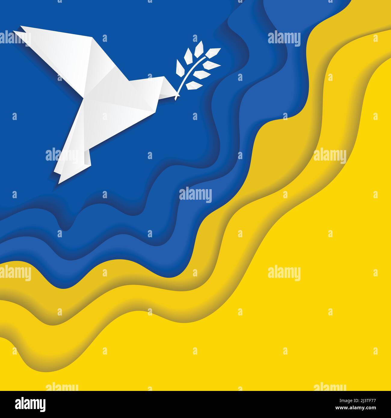 Peace ukraine white dove Stock Vector Images - Alamy
