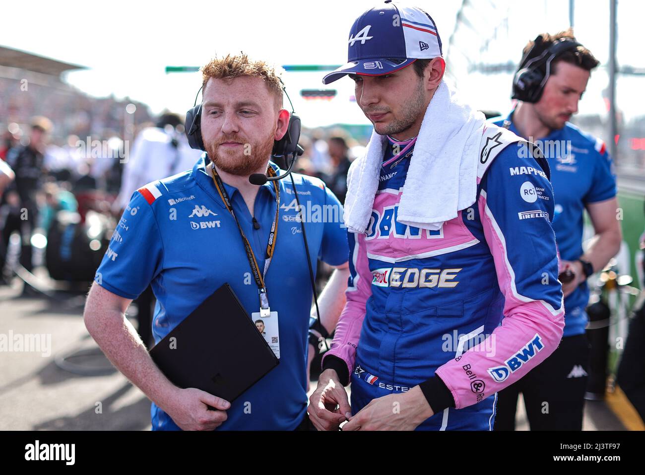 Alpine f1 team race engineer hi-res stock photography and images - Alamy