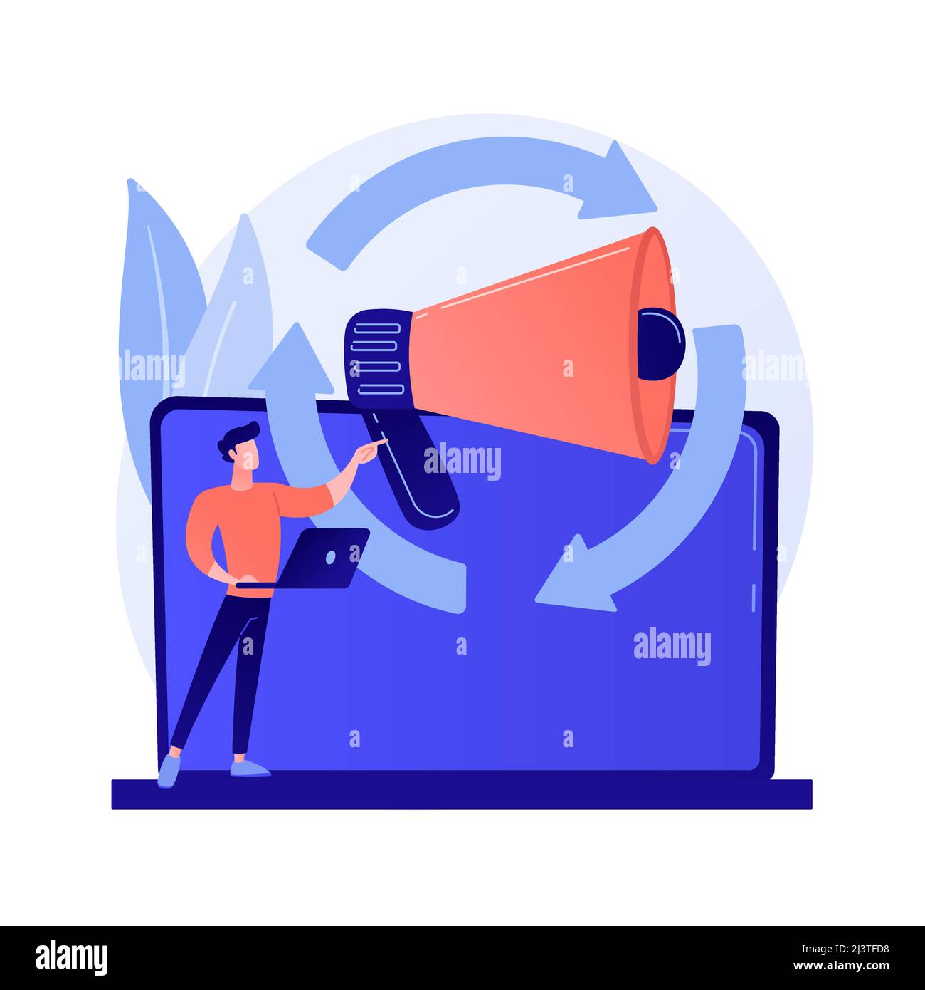 Smm manager Stock Vector Images - Alamy