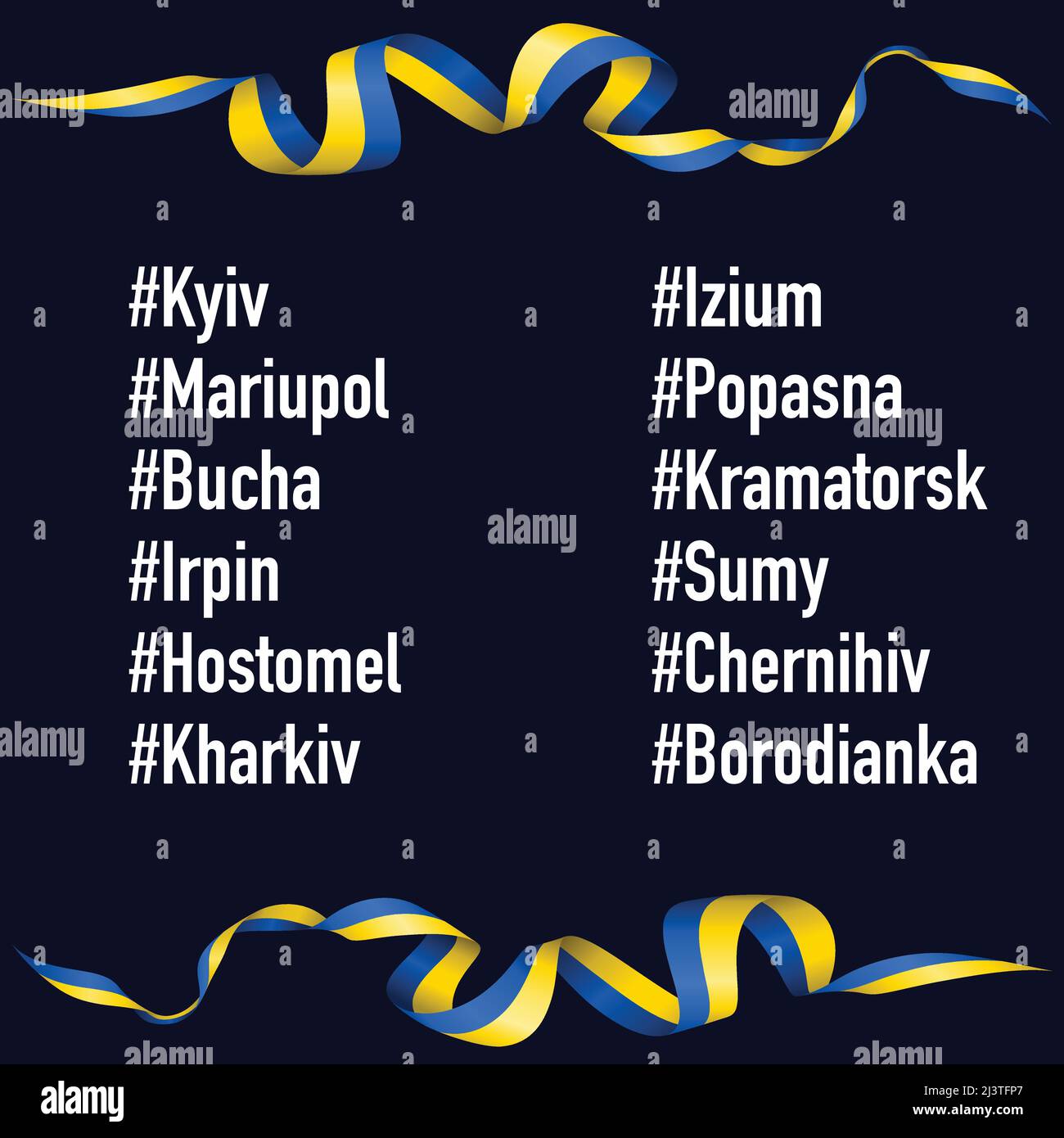 Ukraine poster with typography hi-res stock photography and images - Alamy
