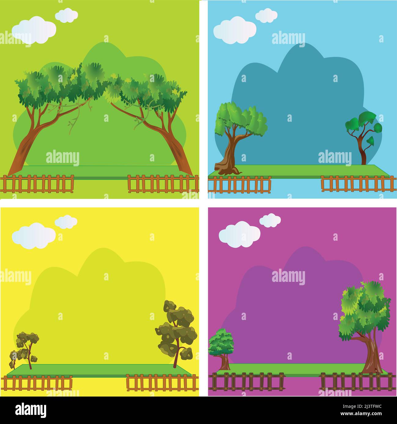 Atomic bomb explosion, Nuclear explosion bright orange mushroom cloud cap in city cartoon poster ...