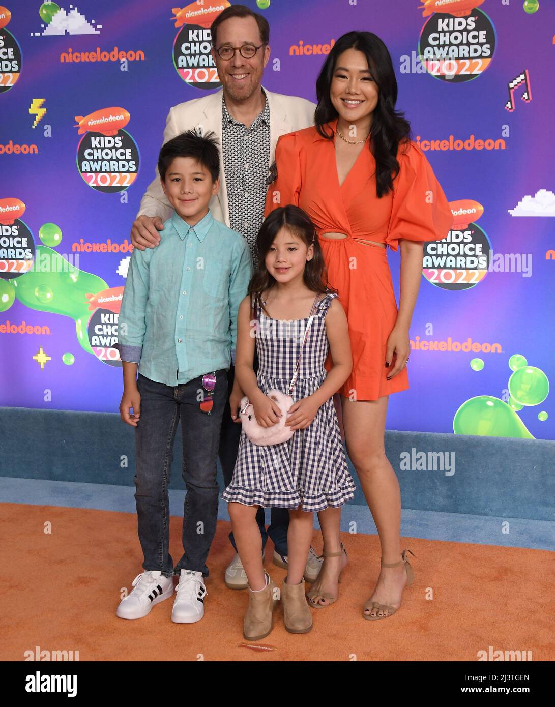 Rob Minkoff, Chrystal Minkoff and children arrives at the 2022 ...