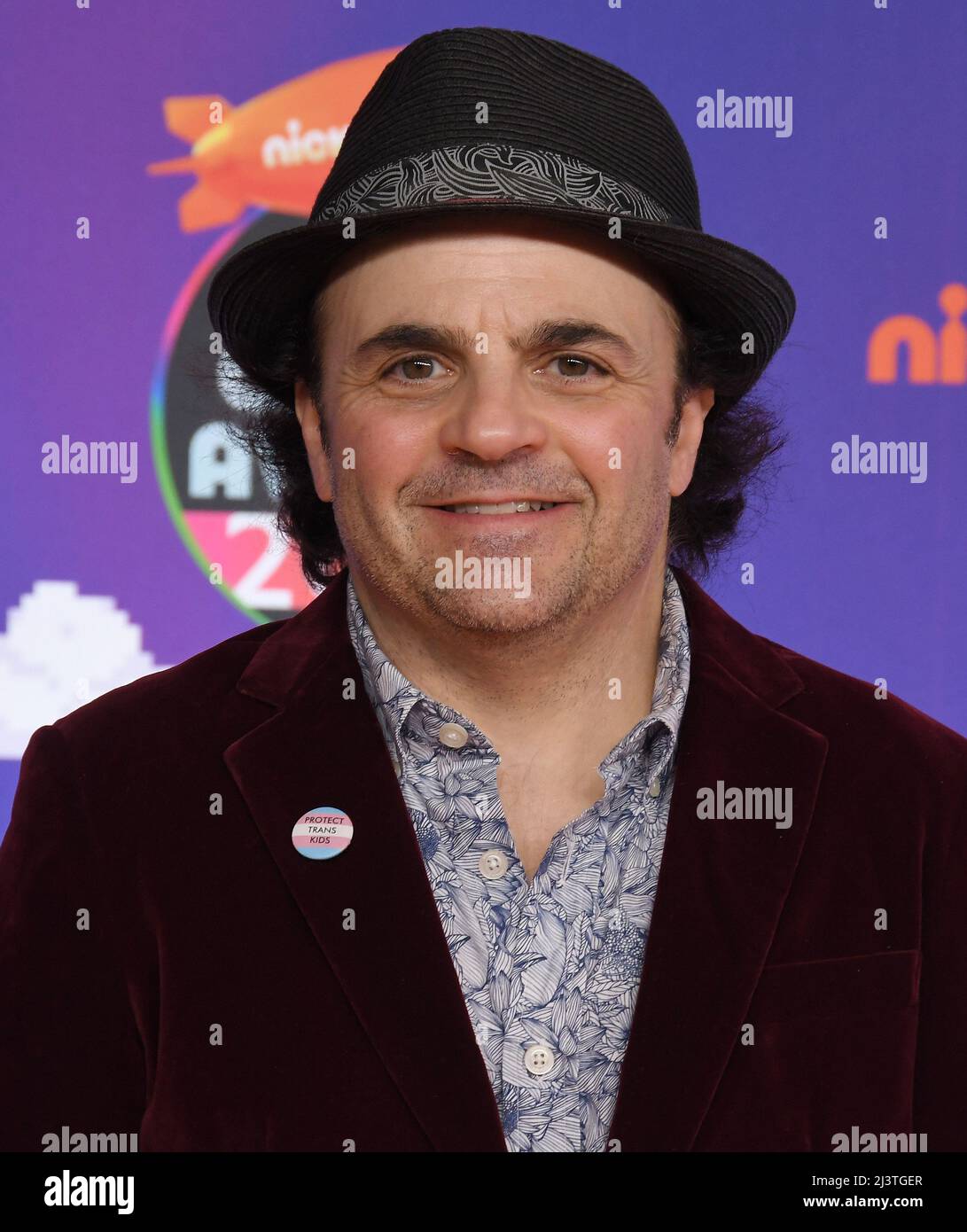 Michael D. Cohen arrives at the 2022 Nickelodeon Kid's Choice Awards ...