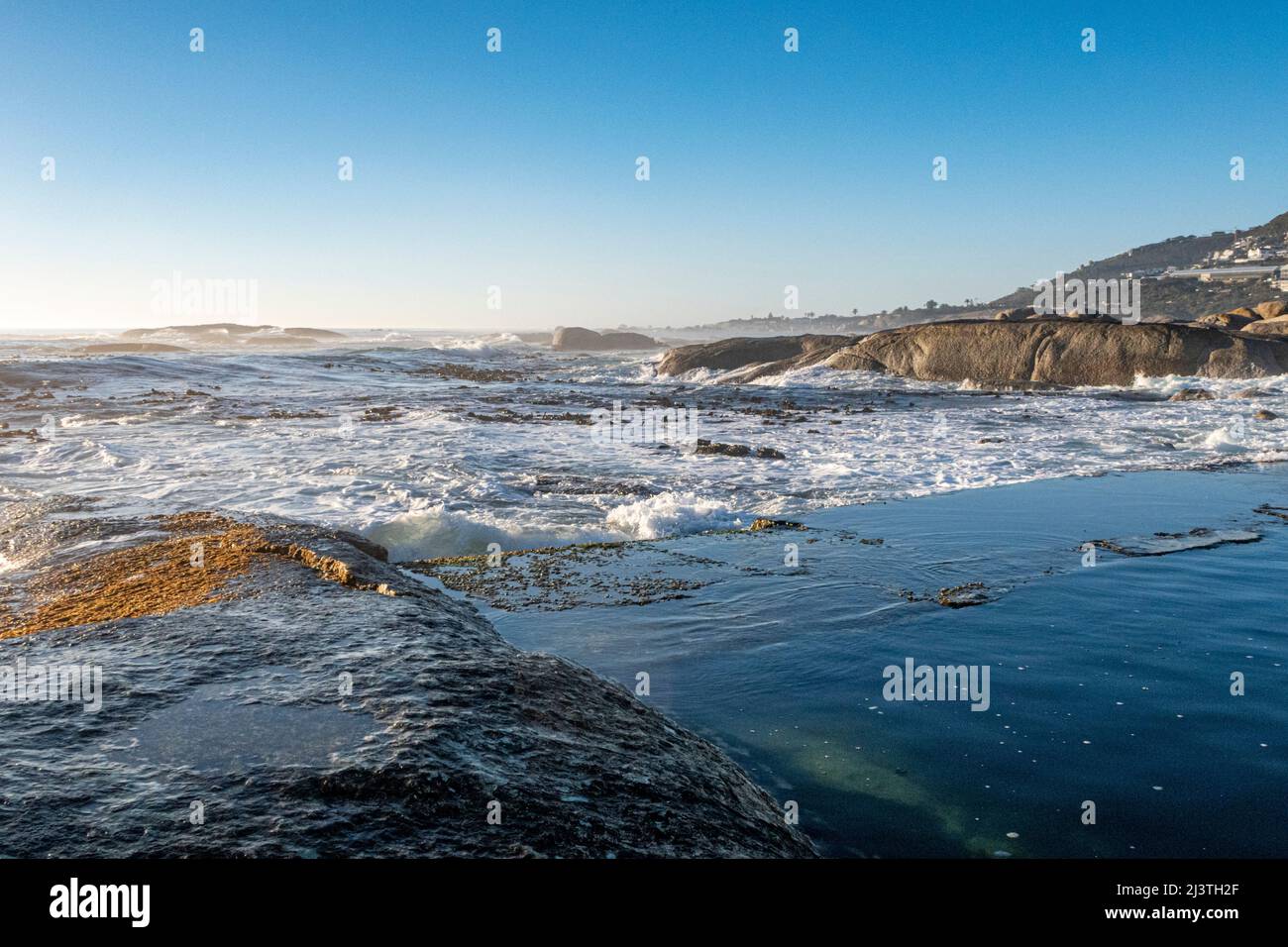 beautiful waves at the ocean in Cape Town, USA Stock Photo - Alamy