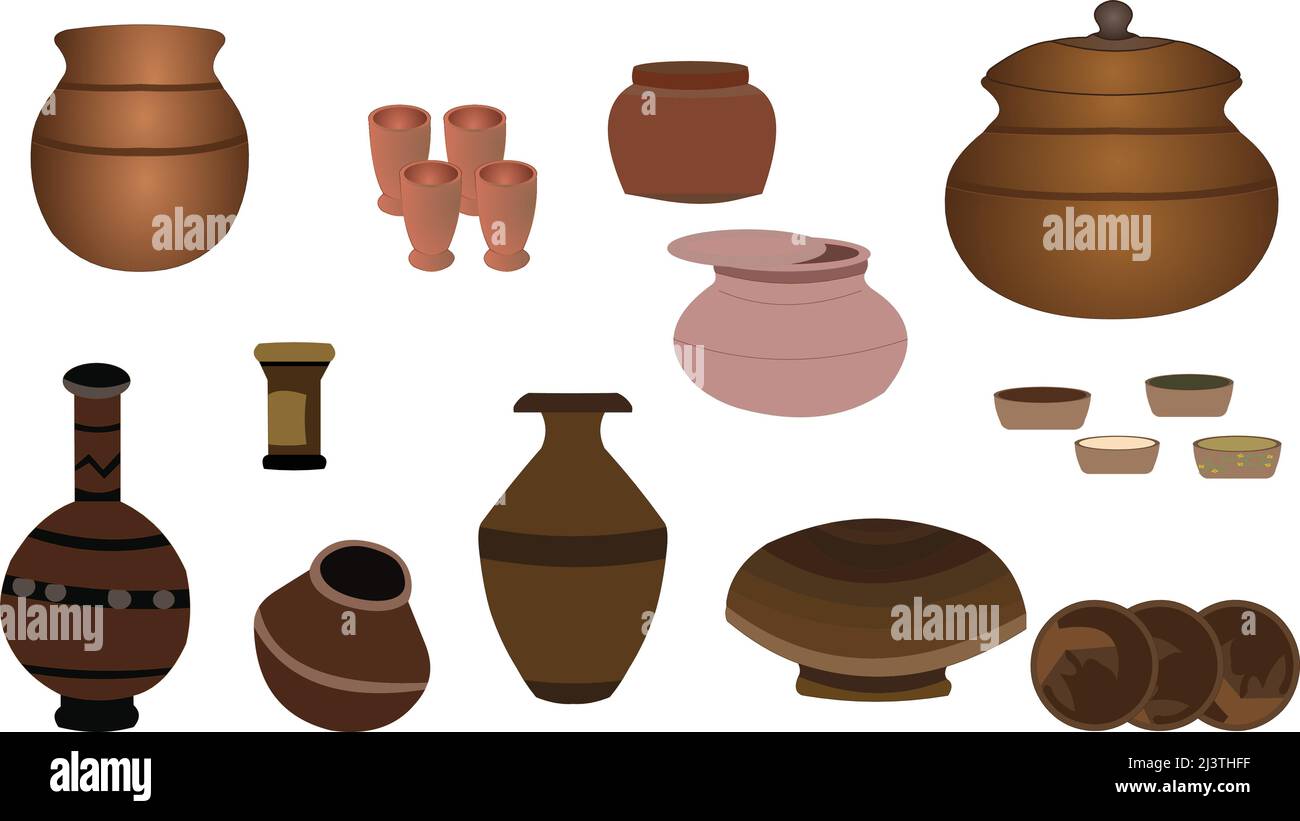 Clay collection Stock Vector Images - Alamy