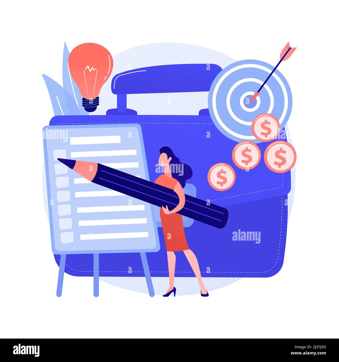 Project planning abstract concept vector illustration. Project plan ...