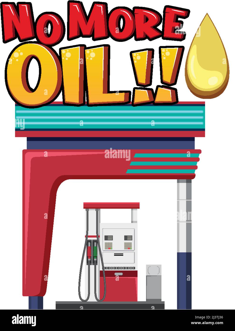 No more oil font logo design illustration Stock Vector Image & Art - Alamy
