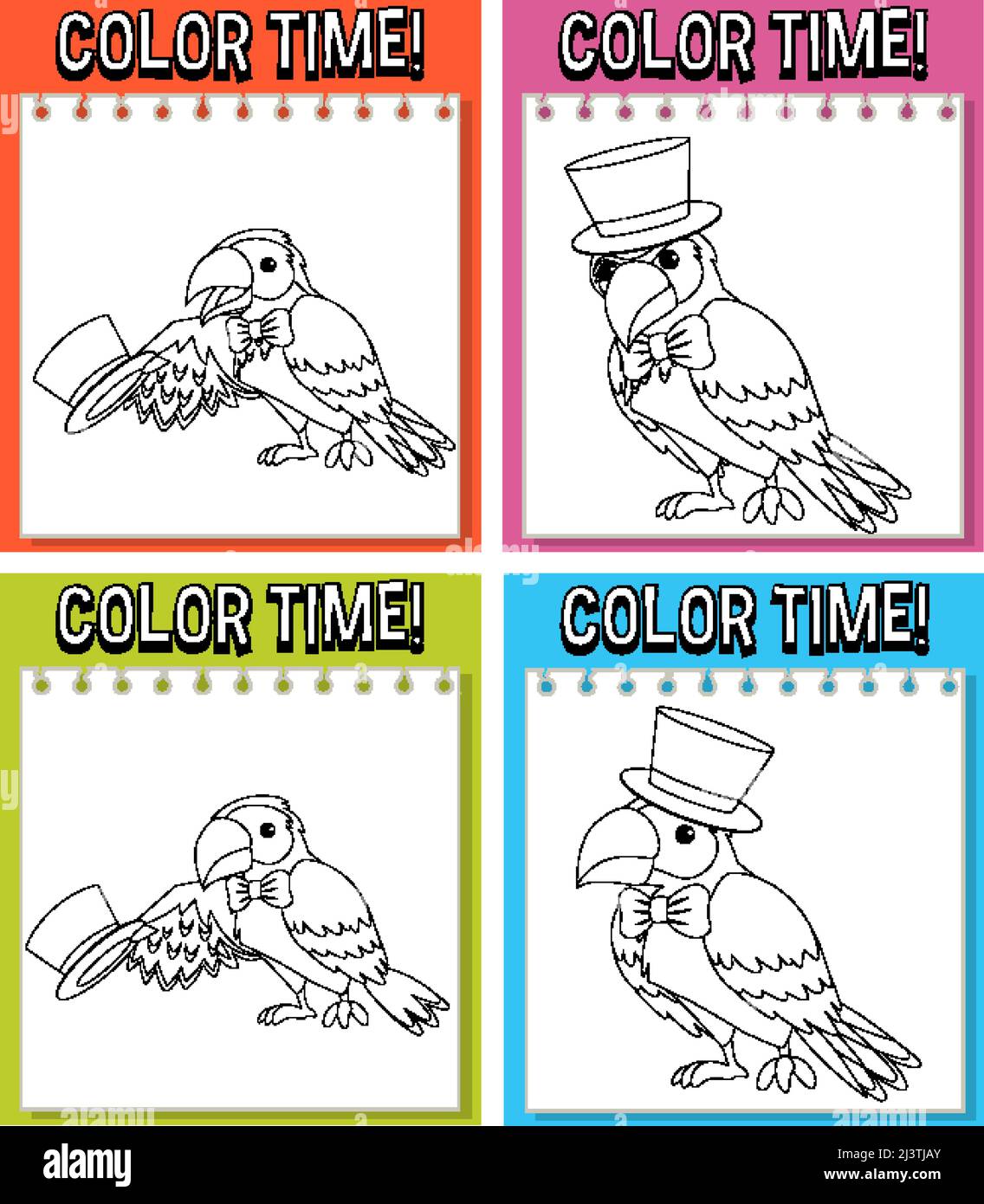 Colouring worksheet for student illustration Stock Vector Image & Art ...