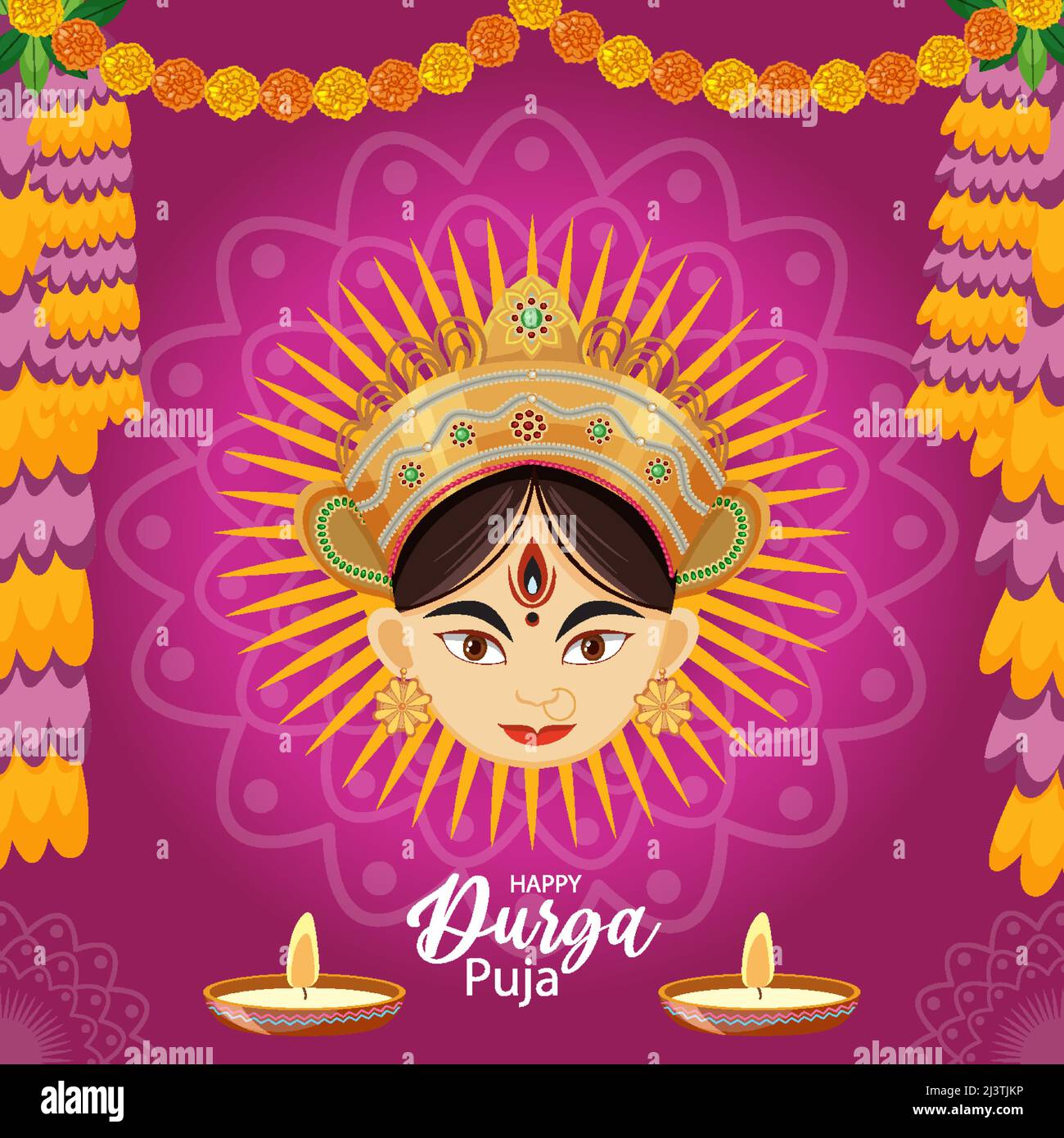 Puja prayers Stock Vector Images - Alamy