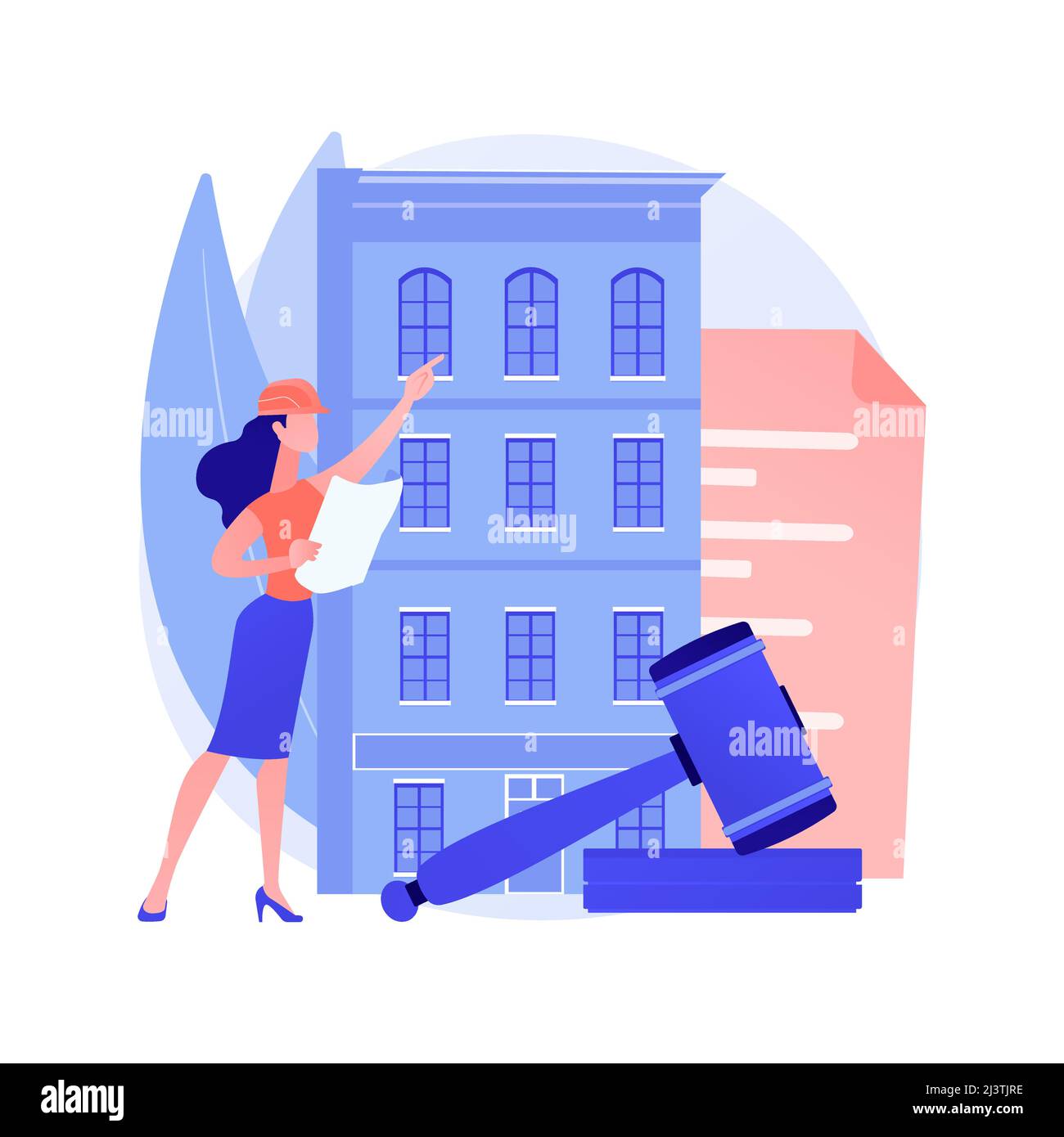 Building regulations abstract concept vector illustration. Building ...