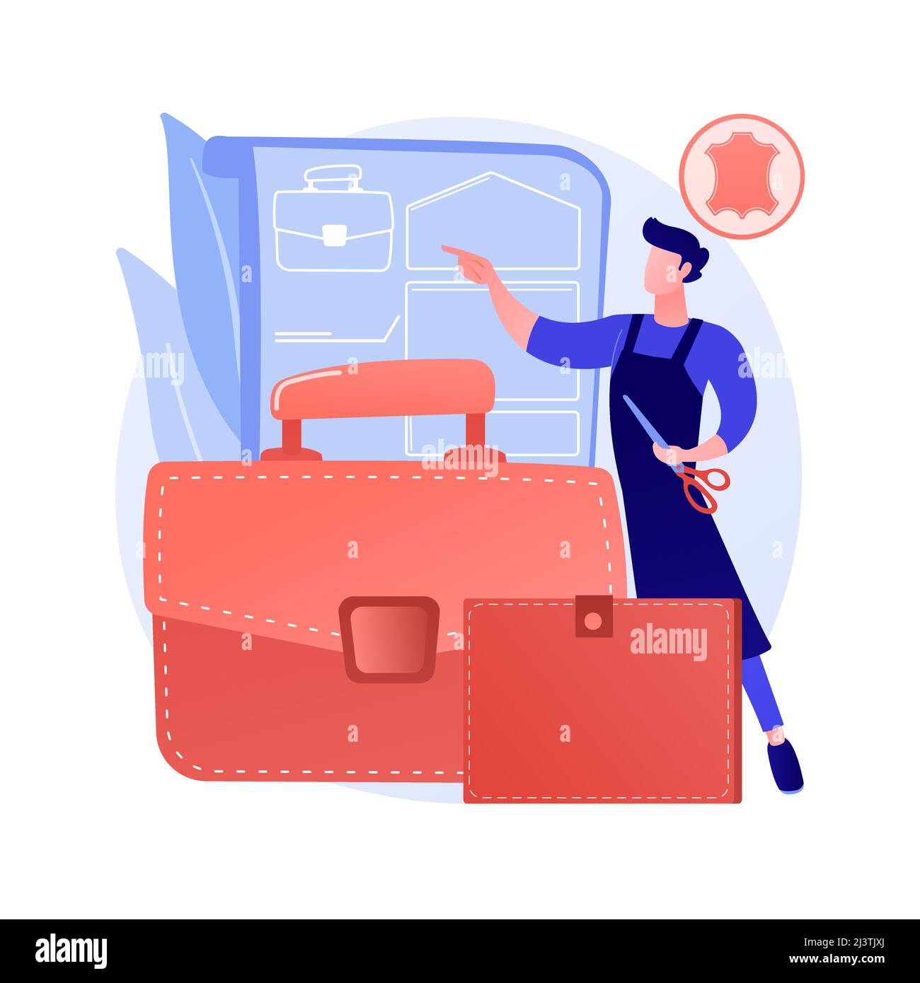 Footwear metaphor Stock Vector Images - Alamy