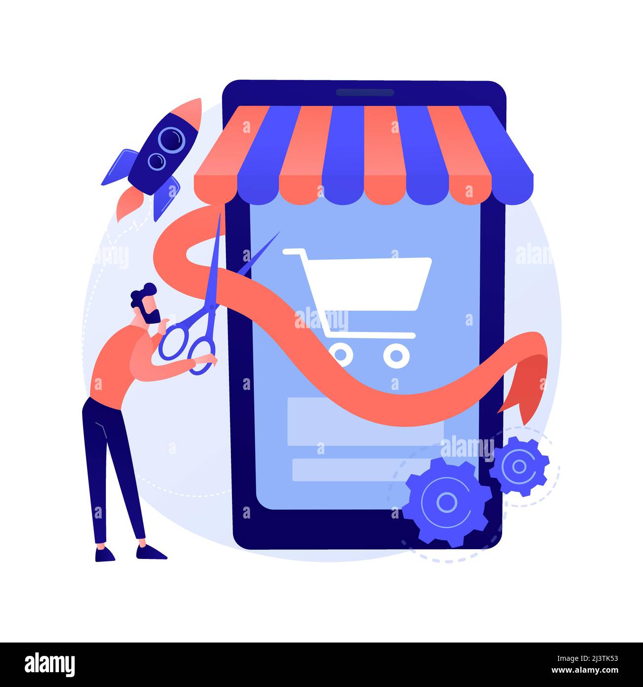 Store launch Stock Vector Images - Alamy