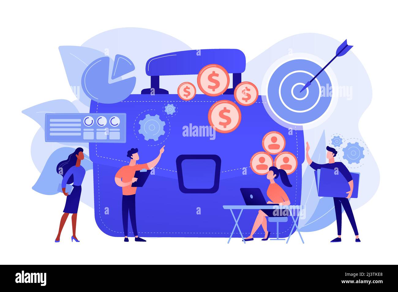 Project Initiation Background Stock Vector Images Alamy