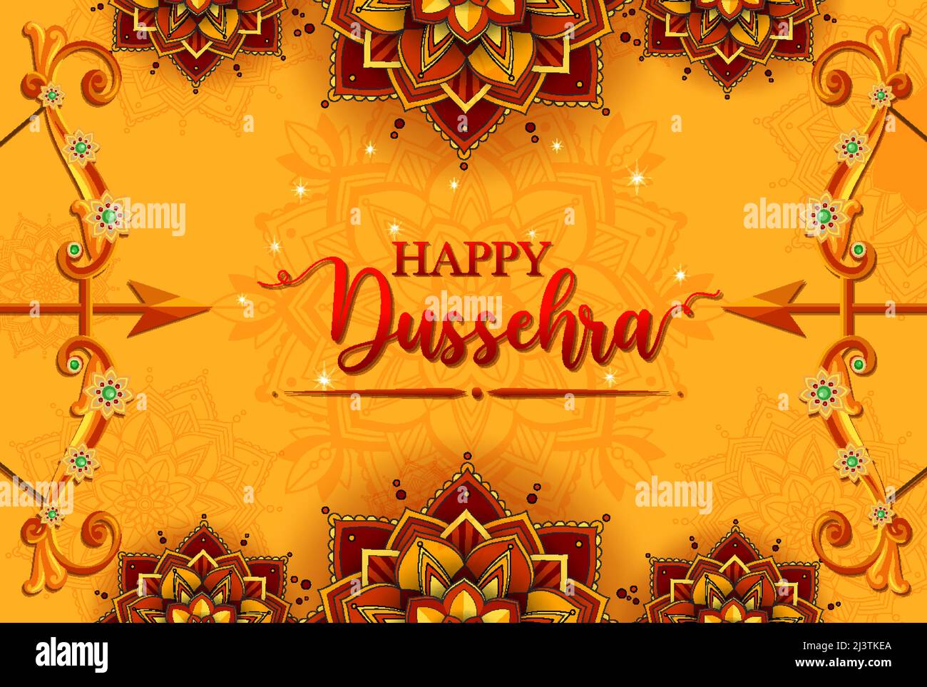 Happy Dussehra festival poster design illustration Stock Vector Image ...