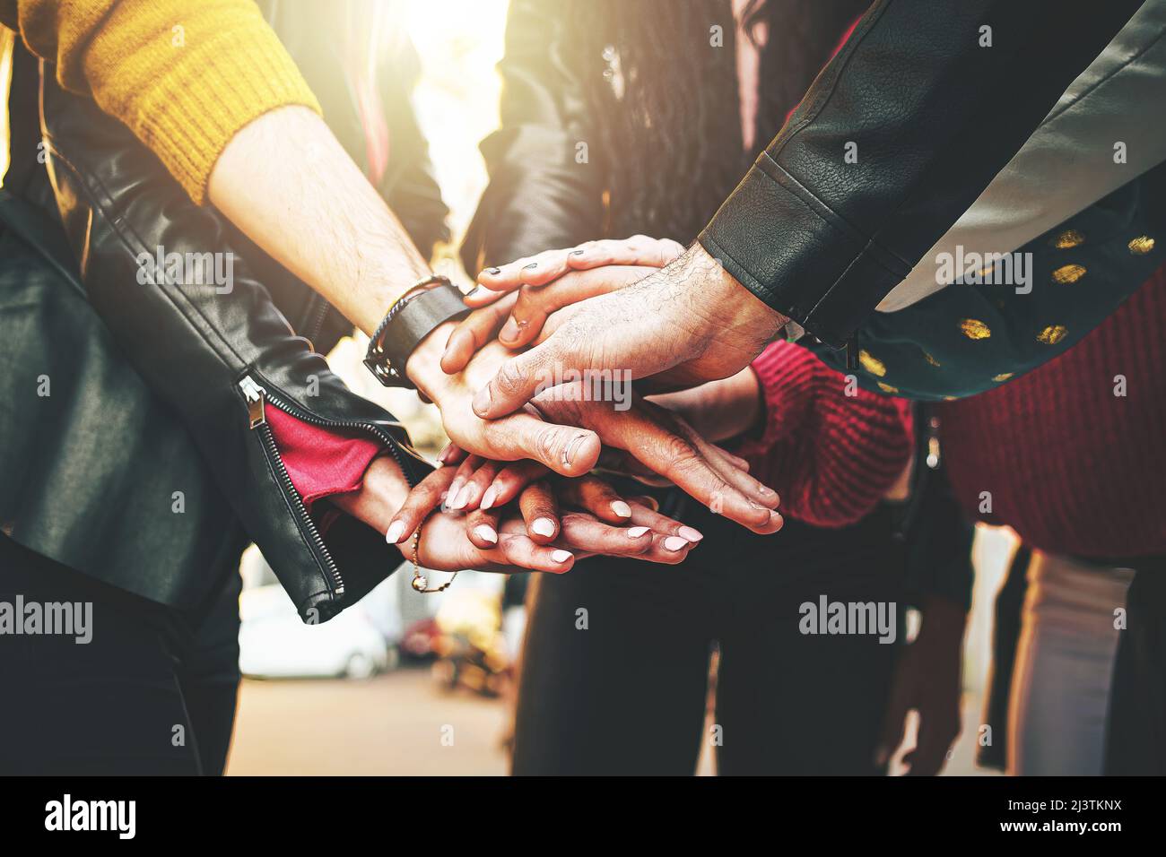 Different races hands hi-res stock photography and images - Alamy