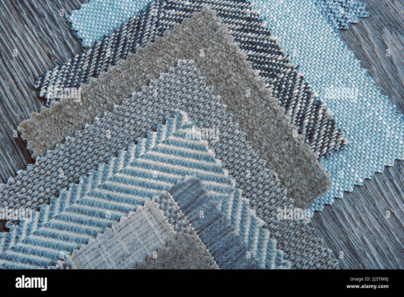 close up of the upholstery fabric texture and color choice for interior ...