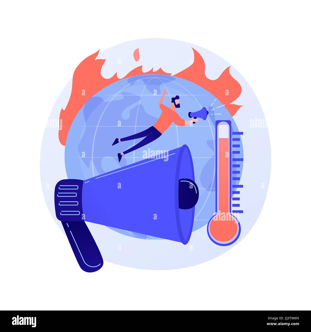 Global warming abstract concept vector illustration. Environmental ... Global warming abstract concept vector illustration. Environmental ...