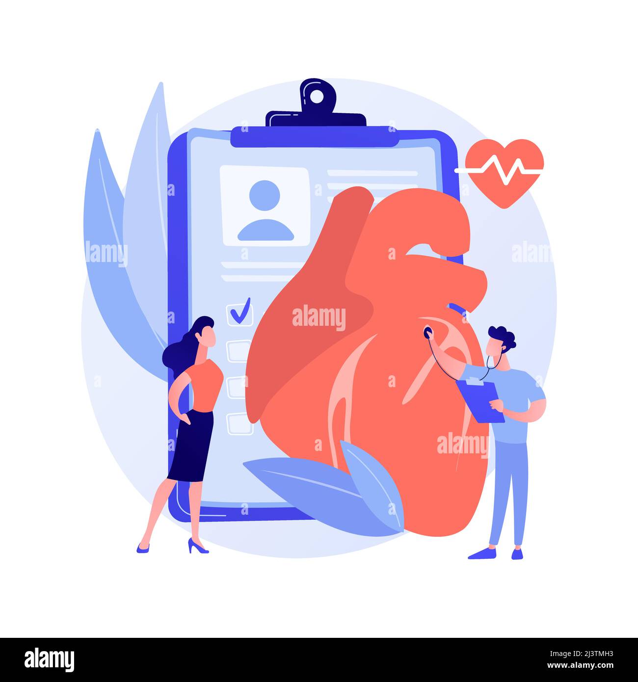 Hypertension abstract concept vector illustration. Cardiological ...