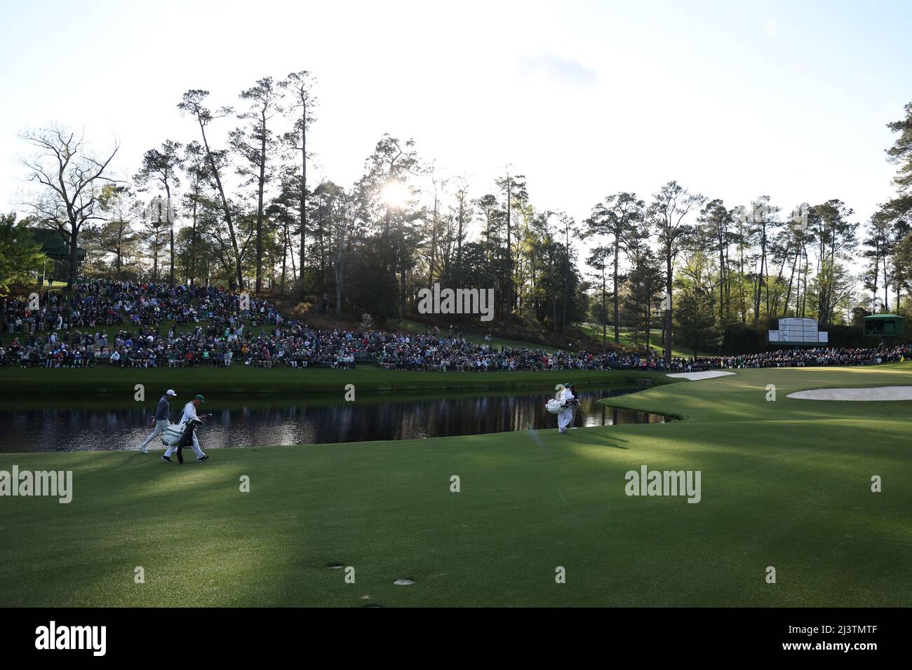 General view of the 16th hole during the third round of the 2022 ...