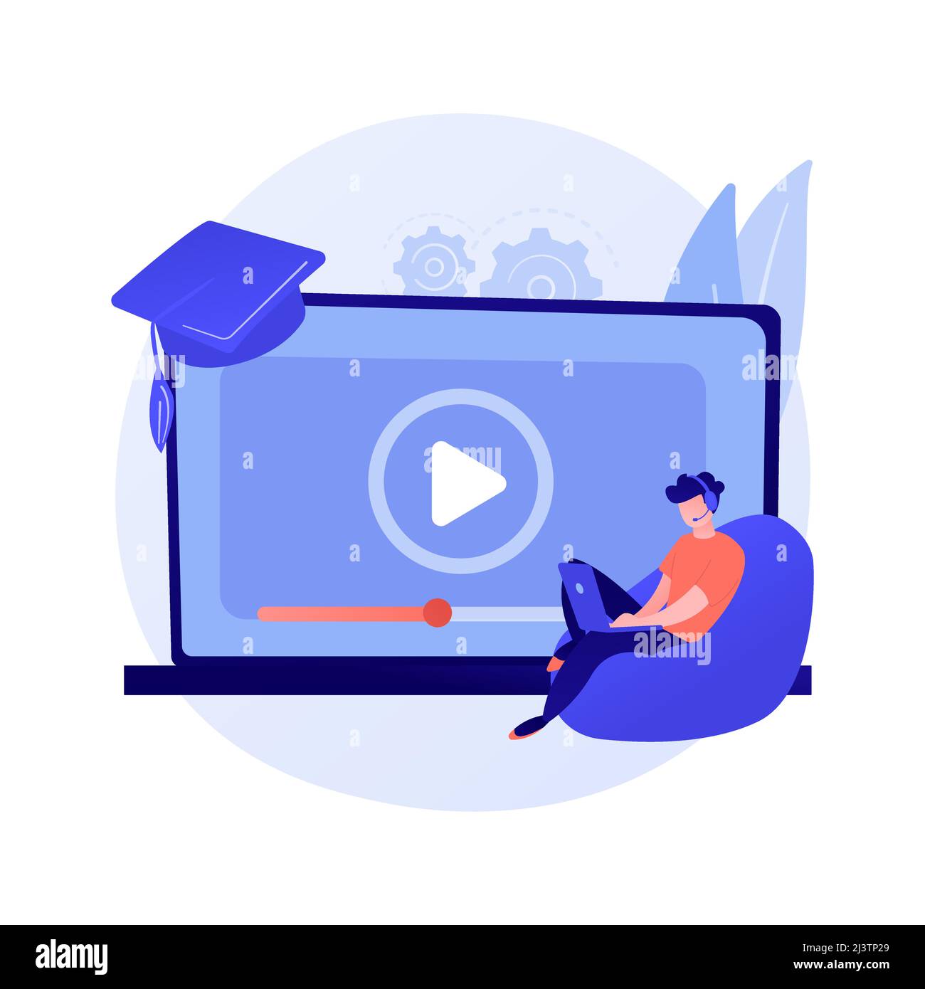 Student classes online Stock Vector Images - Alamy