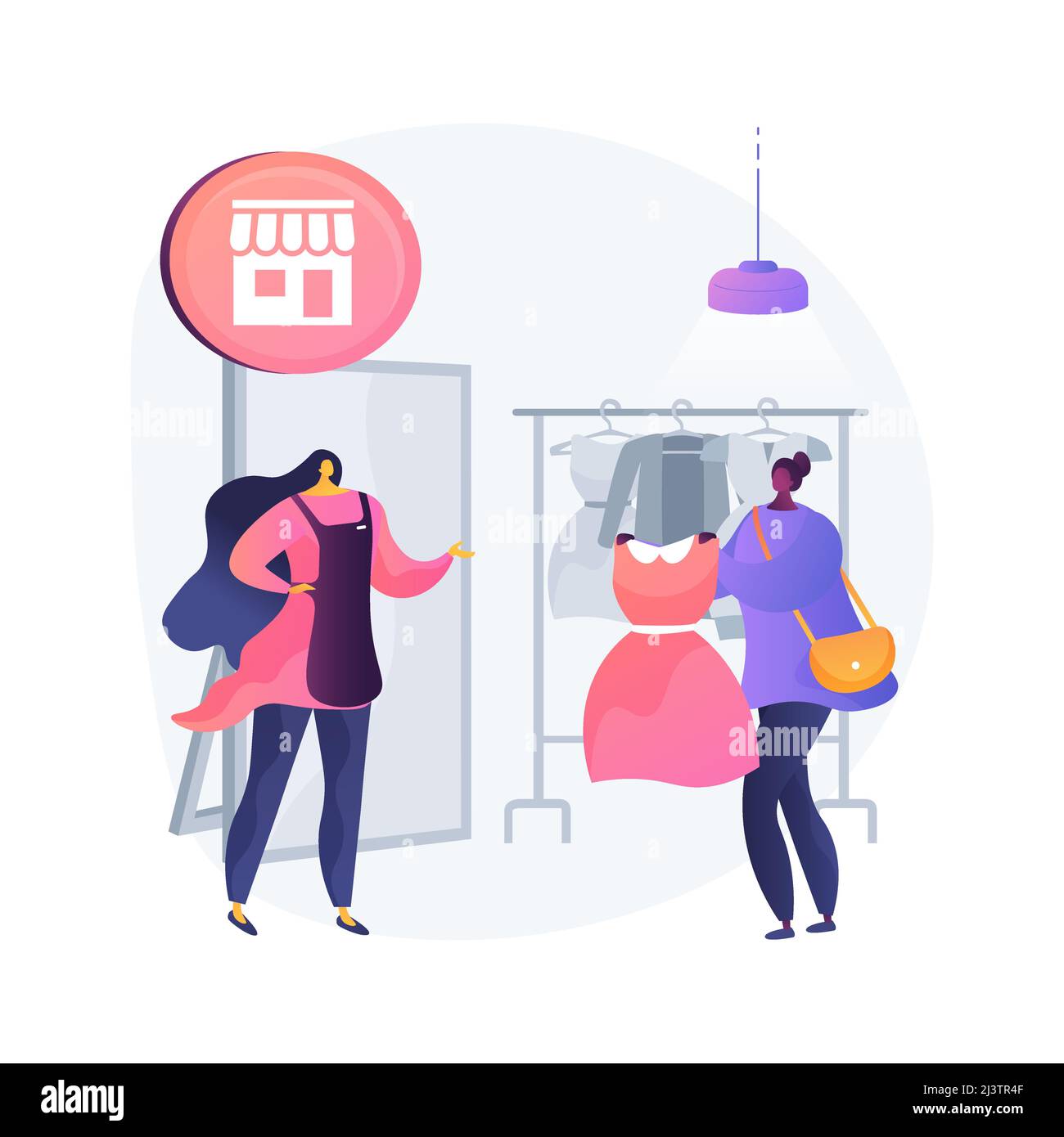 Mall boutique Stock Vector Images - Alamy
