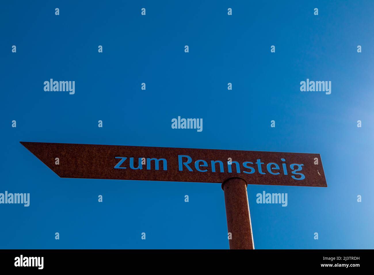 Hike to the mountain rescue hut in the Thuringian Forest near Steinbach ...