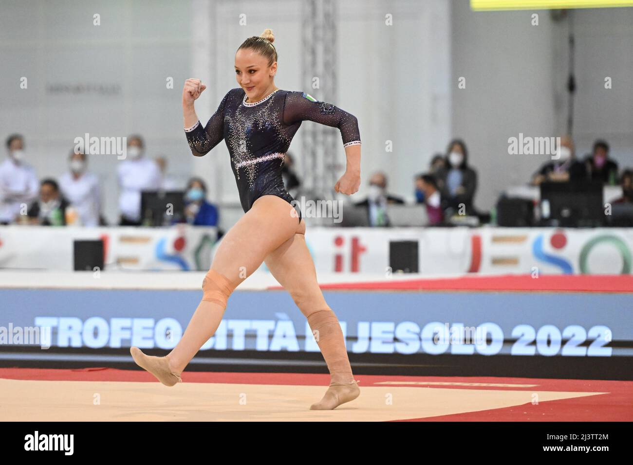 Martina Maggio (Italy) Floor during International Jesolo Trophy 2022 ...