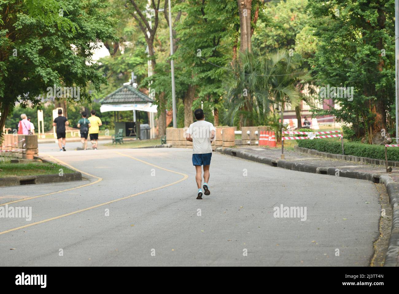April 09, 2022 : Lumpini Park Thailand, a public park in the heart of ...