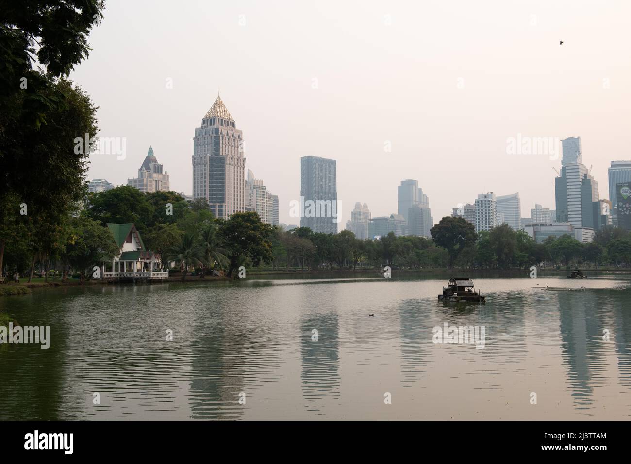 April 09, 2022 : Lumpini Park Thailand, a public park in the heart of ...