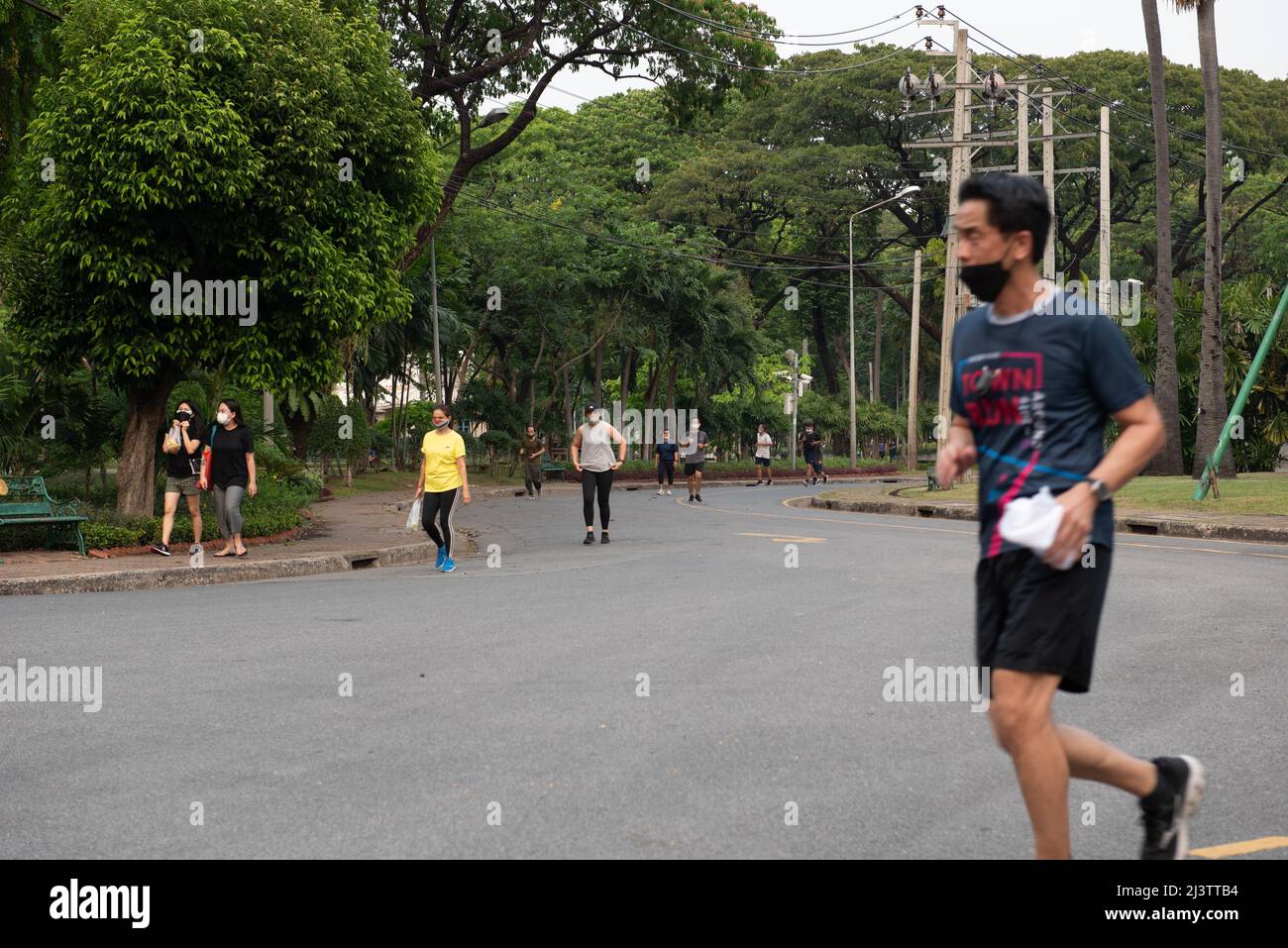 April 09, 2022 : Lumpini Park Thailand, a public park in the heart of ...
