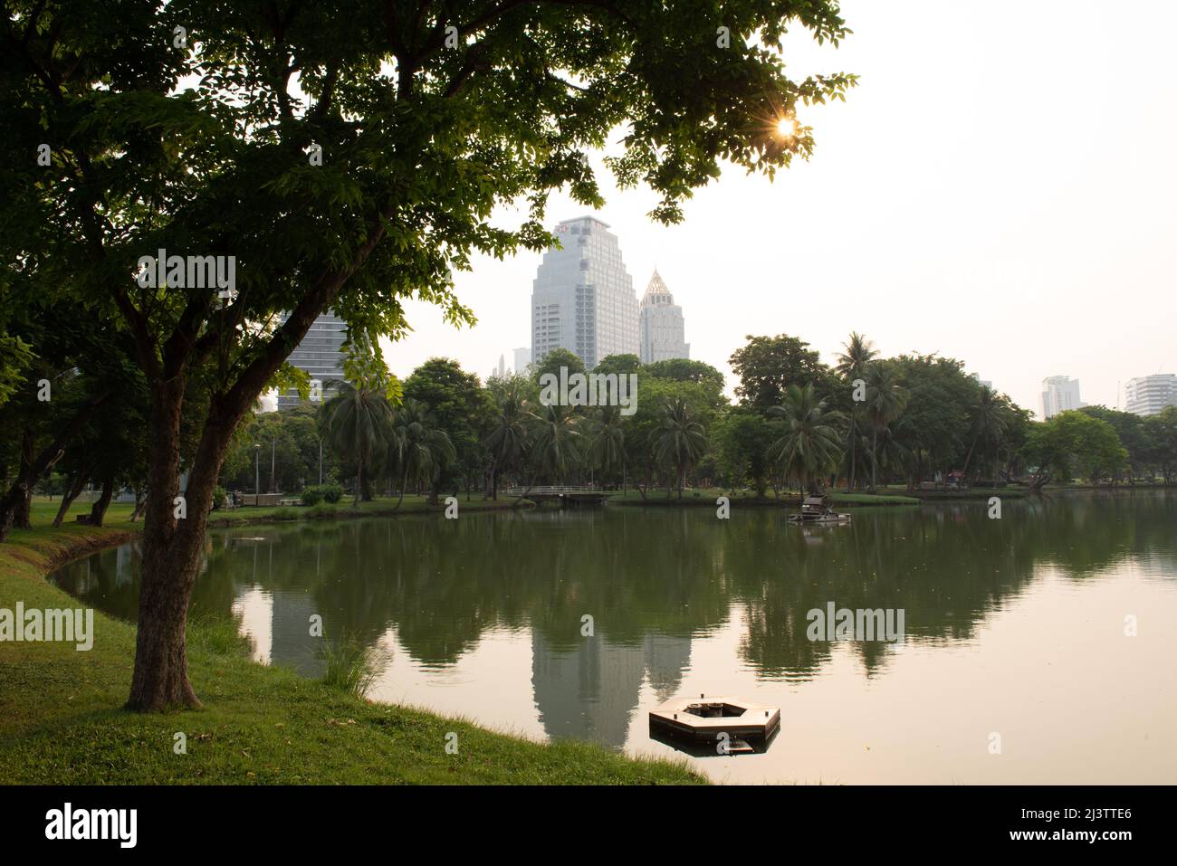 April 09, 2022 : Lumpini Park Thailand, a public park in the heart of ...