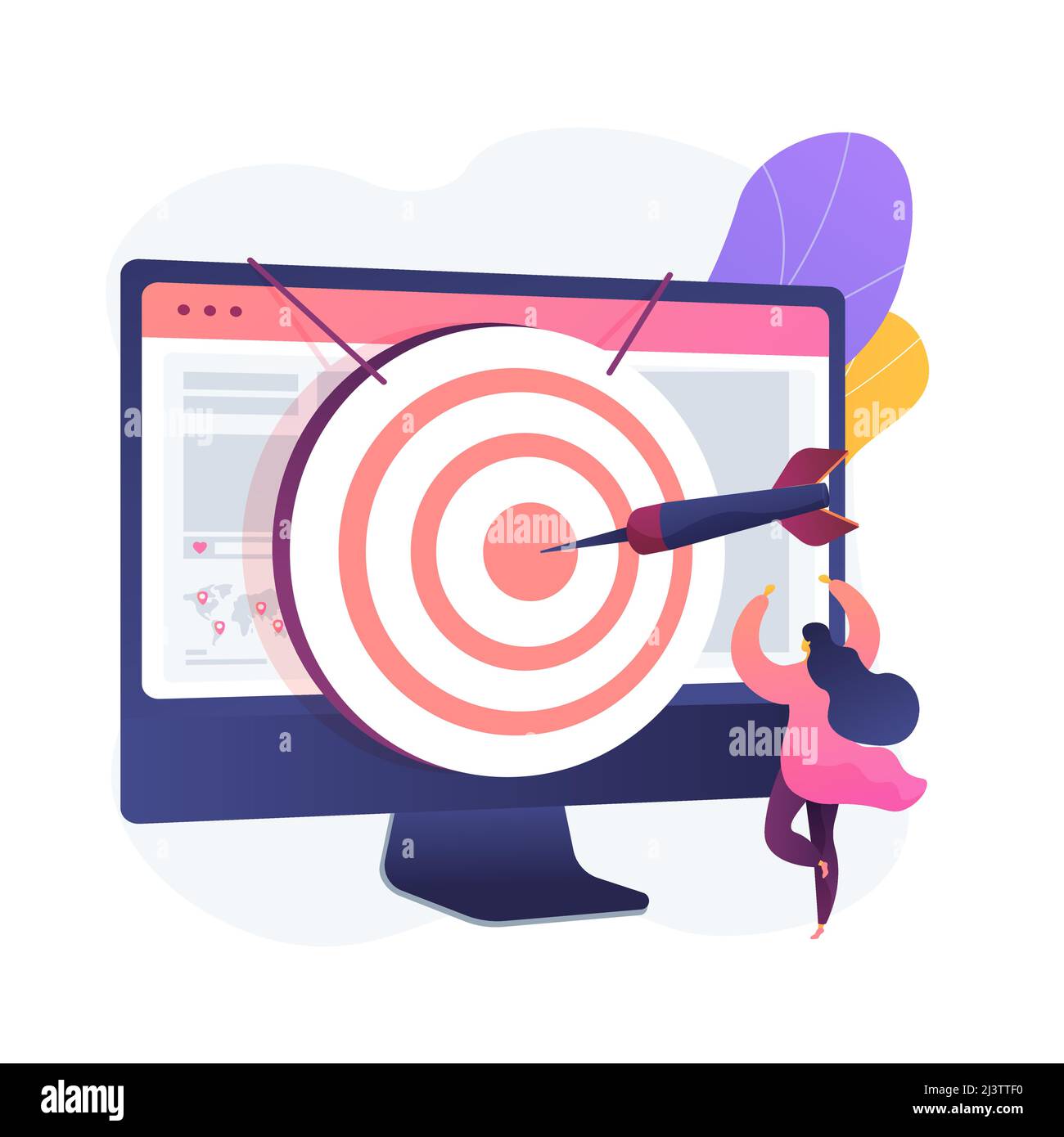 Focus on success company Stock Vector Images - Alamy