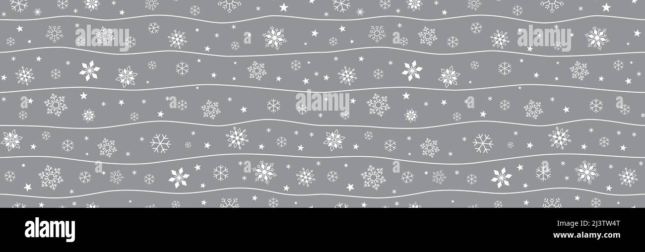 Seamless pattern of snowflake Stock Vector Image & Art - Alamy