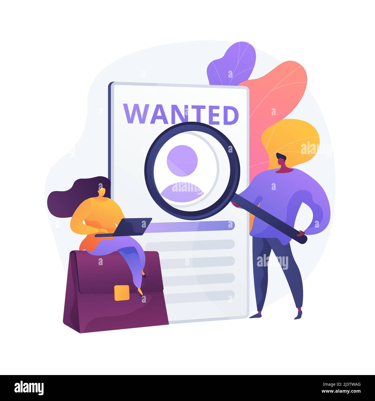 Modern job search. Staff hiring, online recruitment, freelance ...