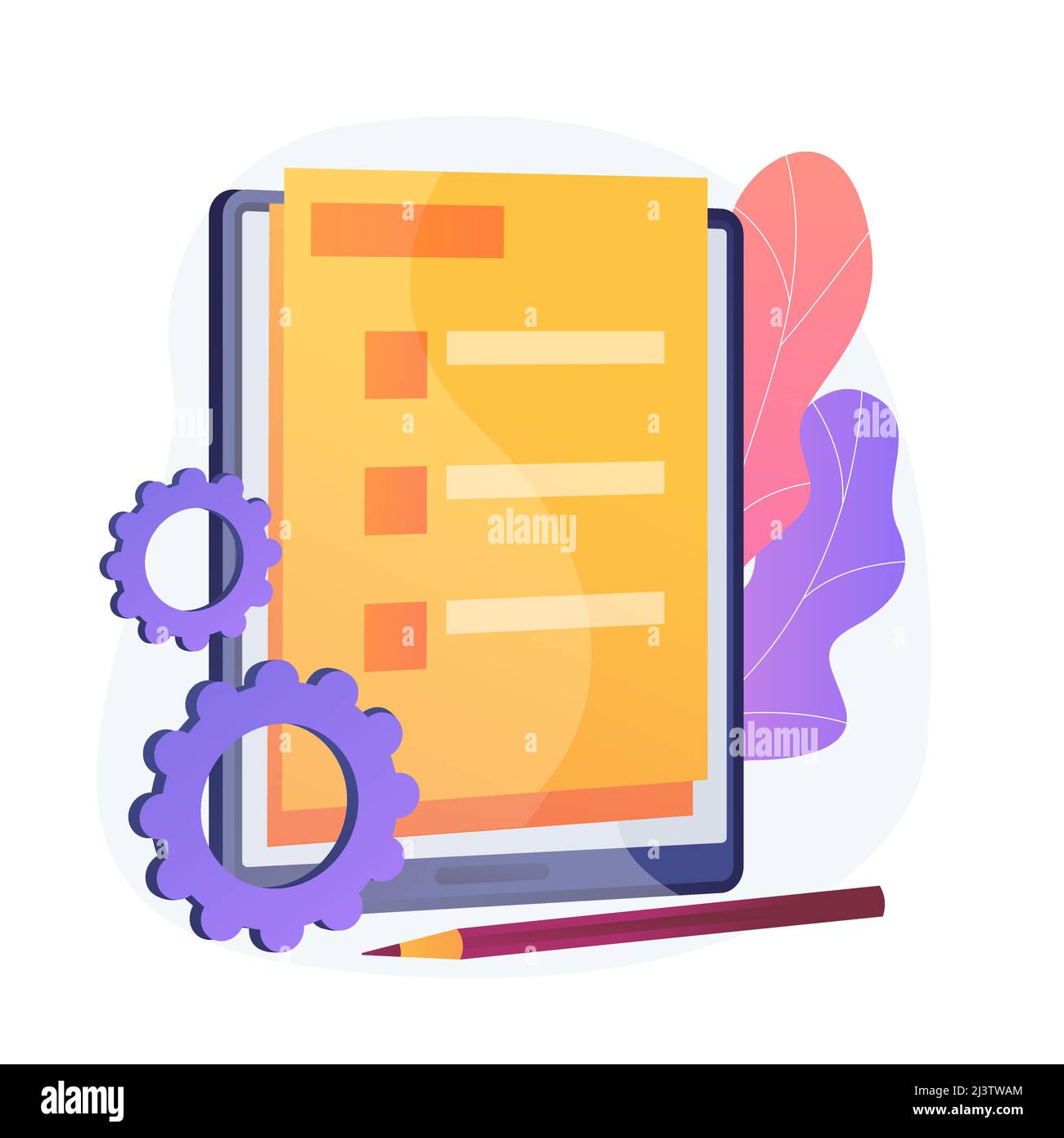 Online document form. Digital agreement, electronic contract, Internet ...