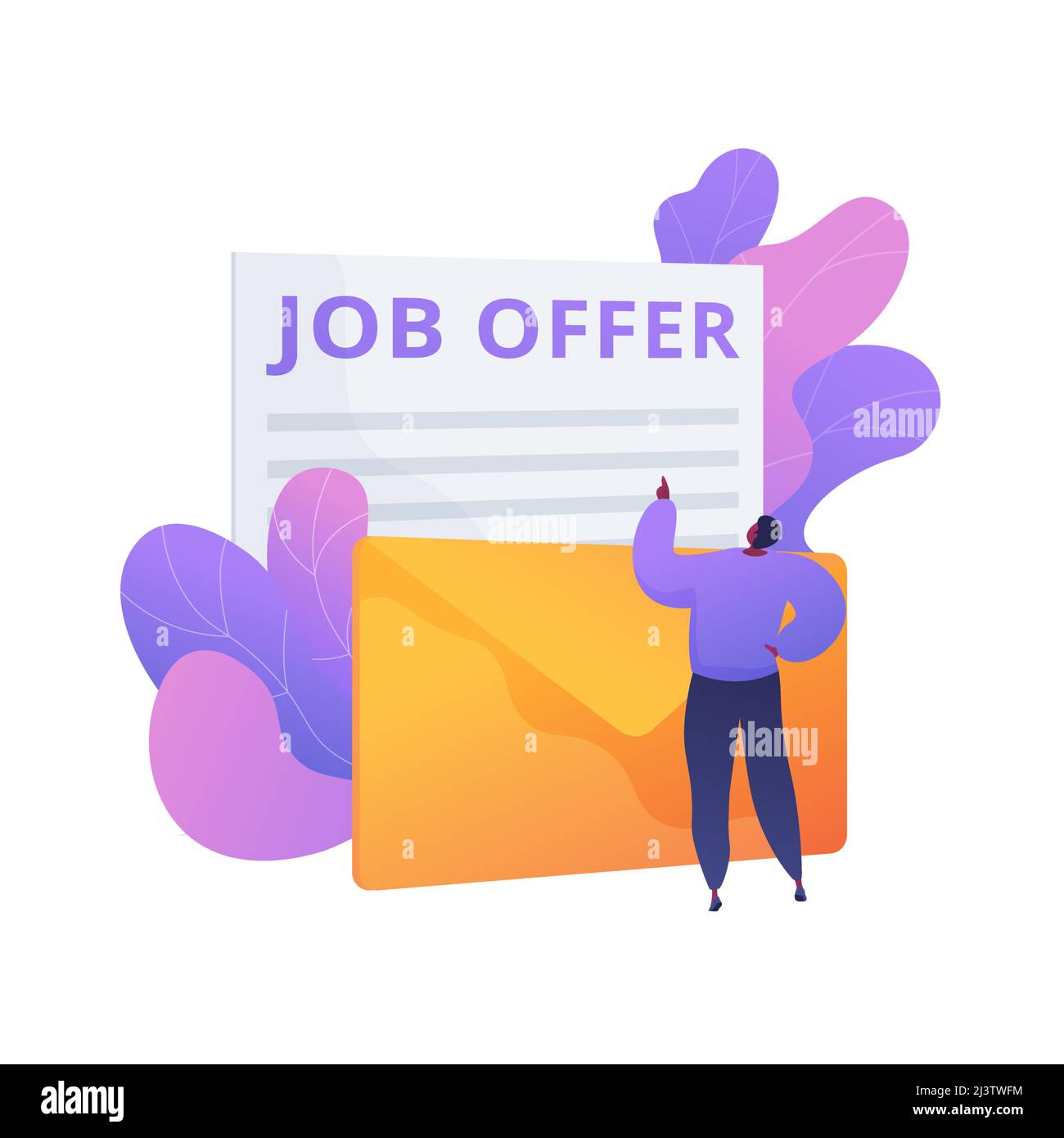 Job offer application letter response. Career opportunity, business ...