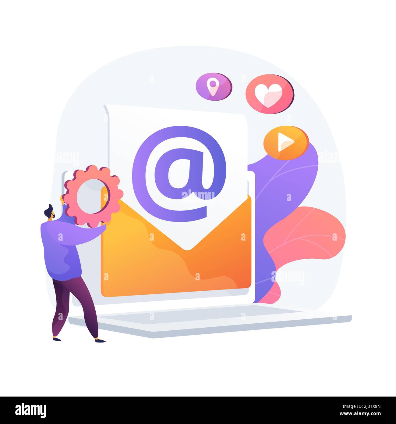 Mails Stock Vector Images - Alamy