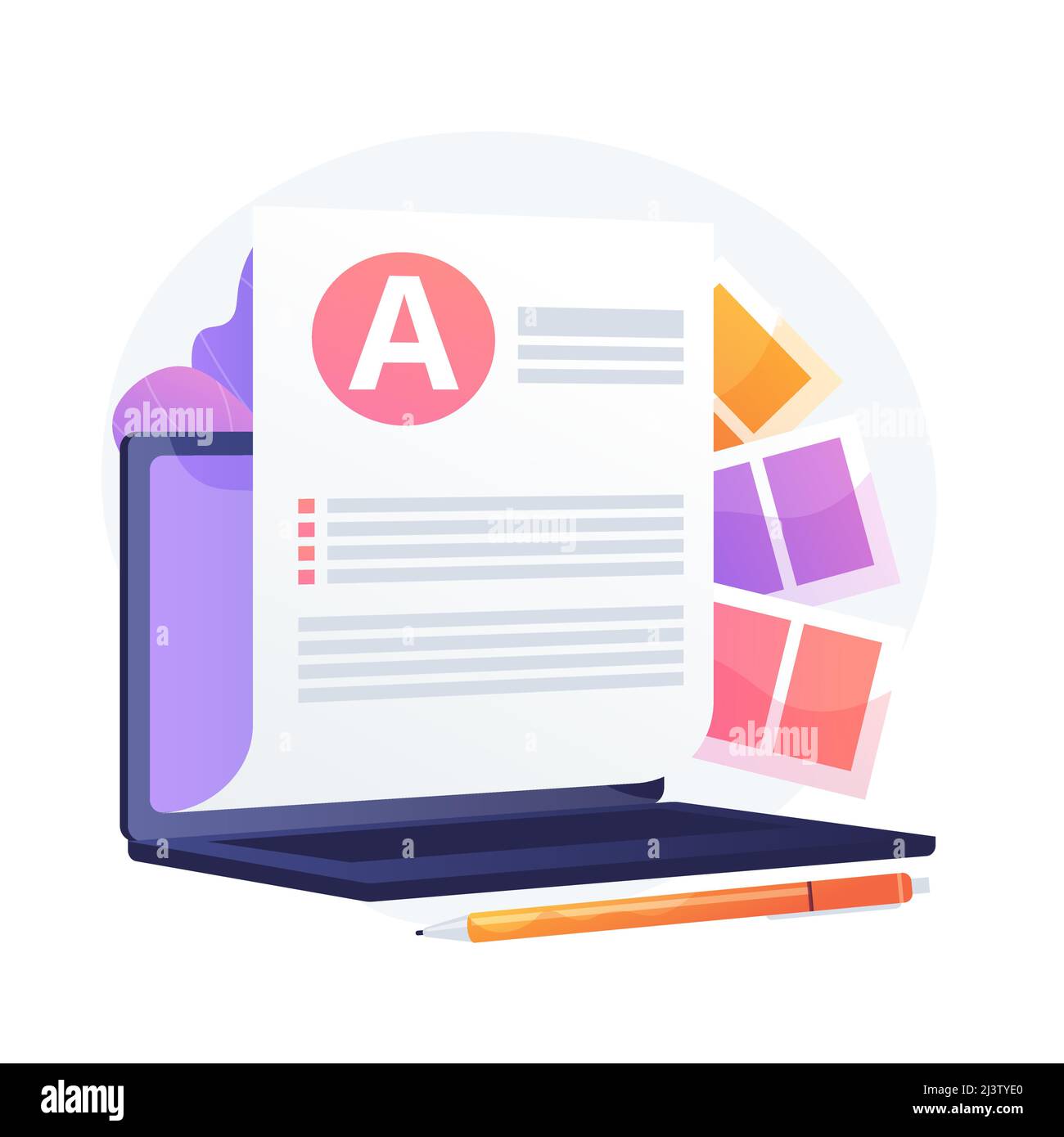 Electronic document. Electronic paper, paperless office, Internet ...