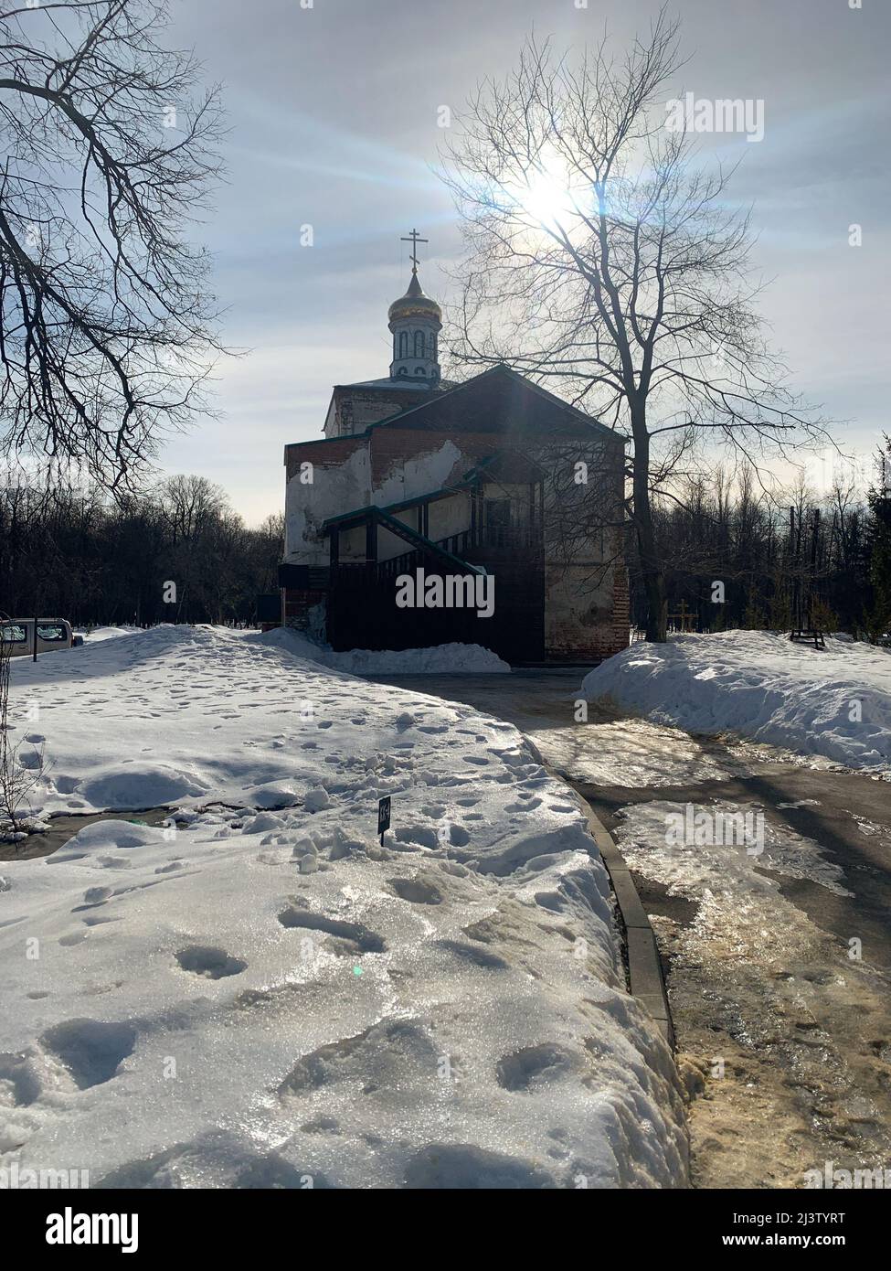 Old orthodox church in very poor condition Stock Photo - Alamy