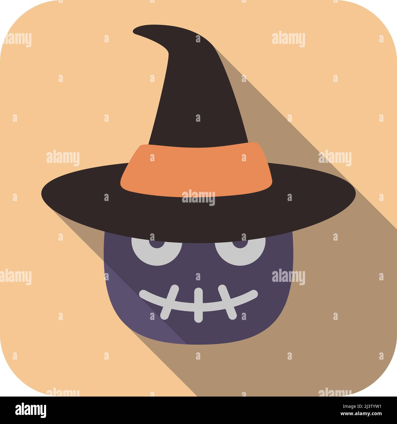 Minimalist vector illustration witch Cut Out Stock Images & Pictures ...