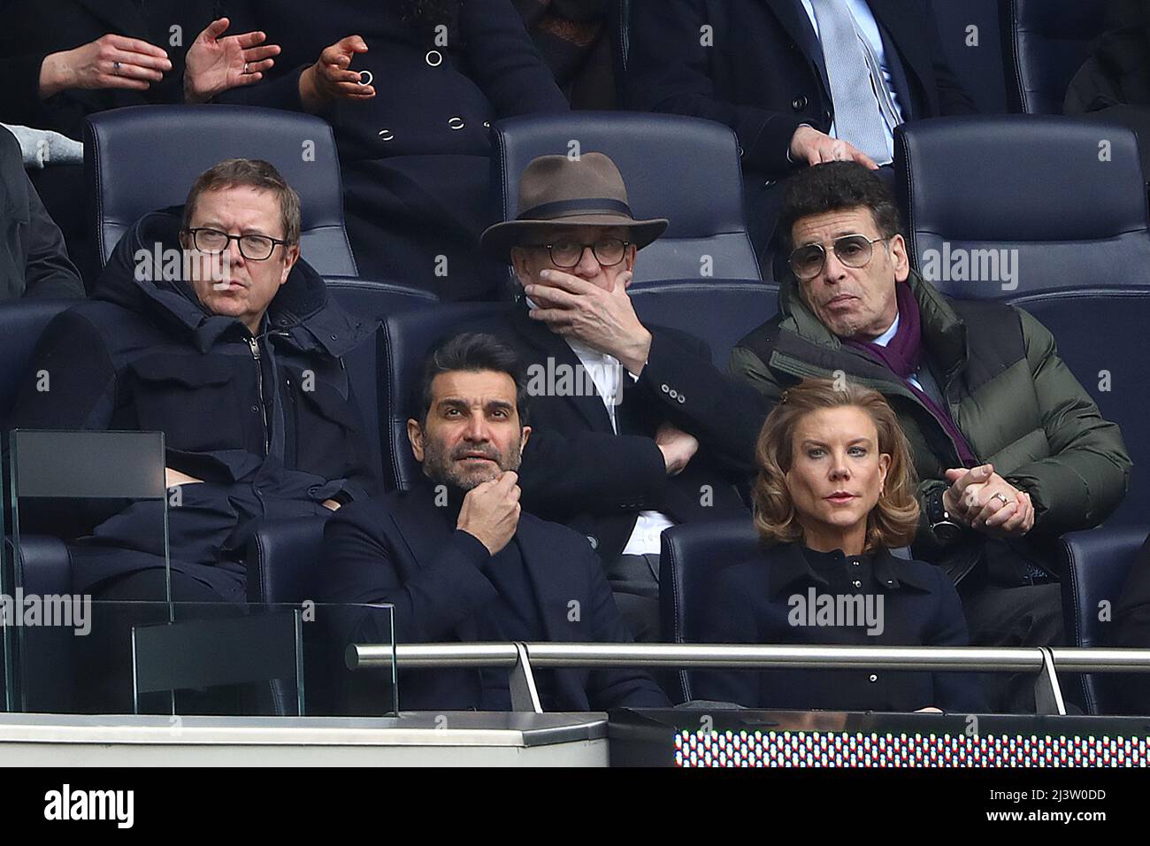 Newcastle United co-owners, Amanda Staveley, Mehrdad Ghodoussi and PR ...