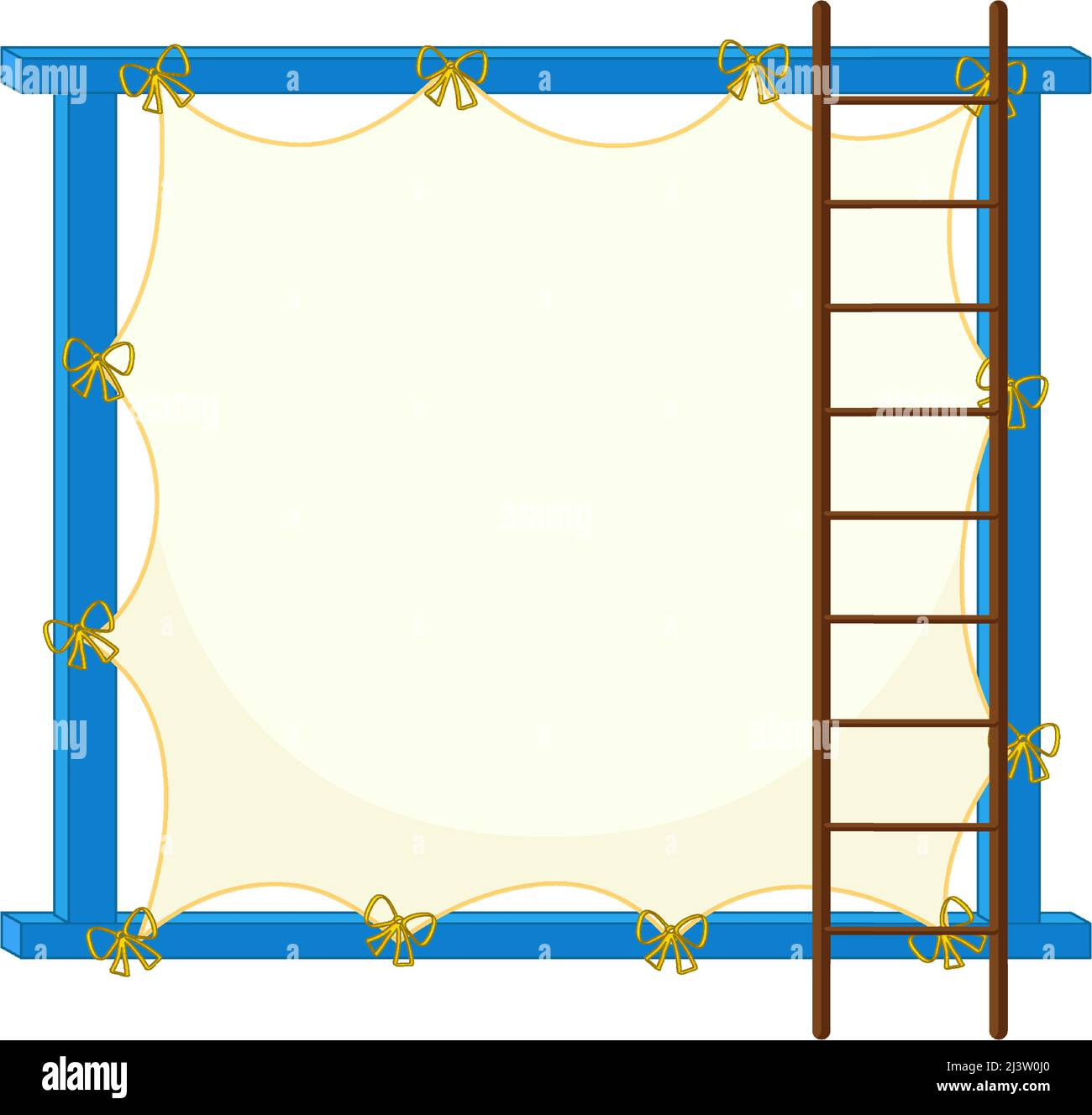 Board template with blue frame illustration Stock Vector Image & Art ...