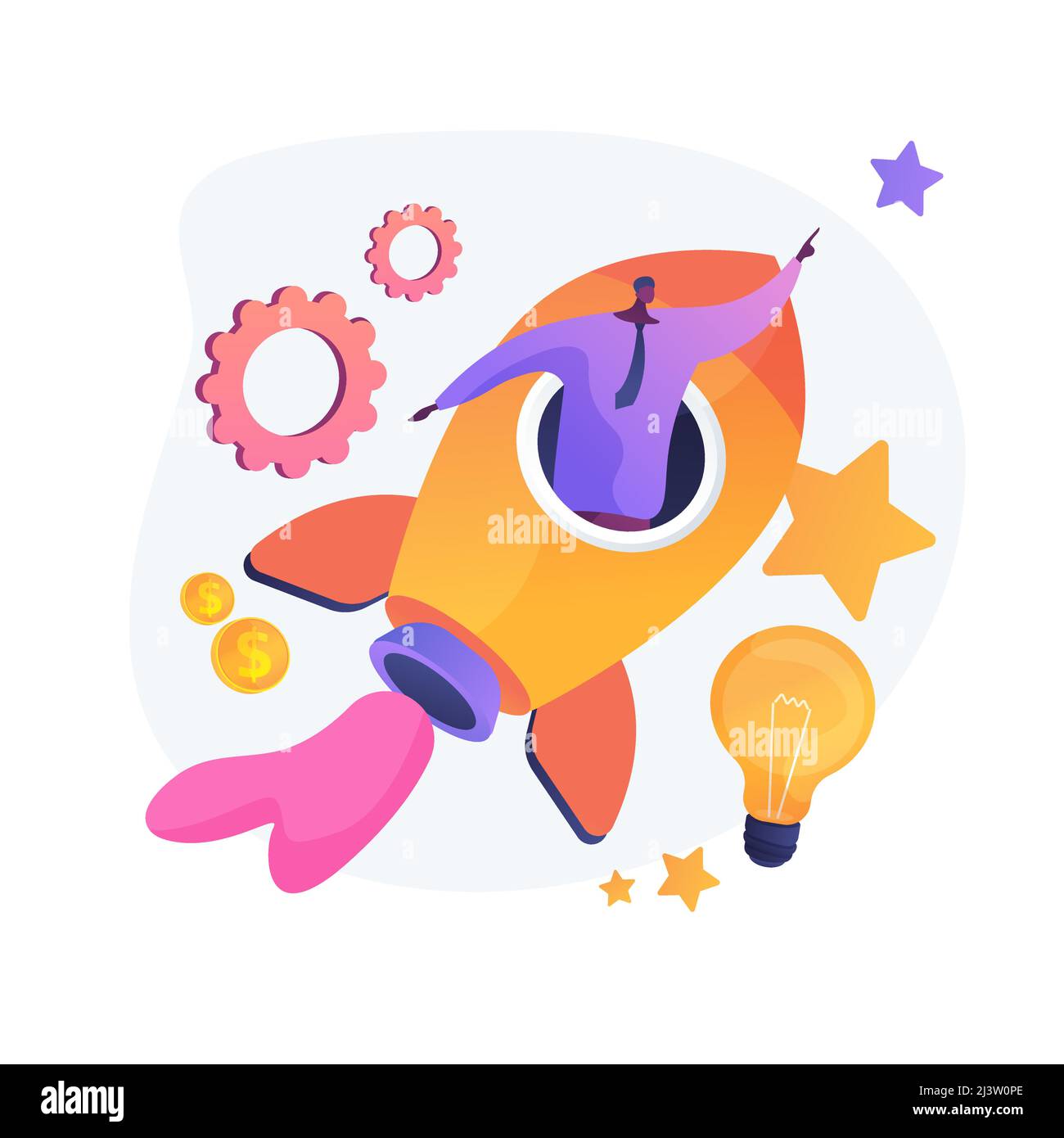 Brave thinking Stock Vector Images - Alamy